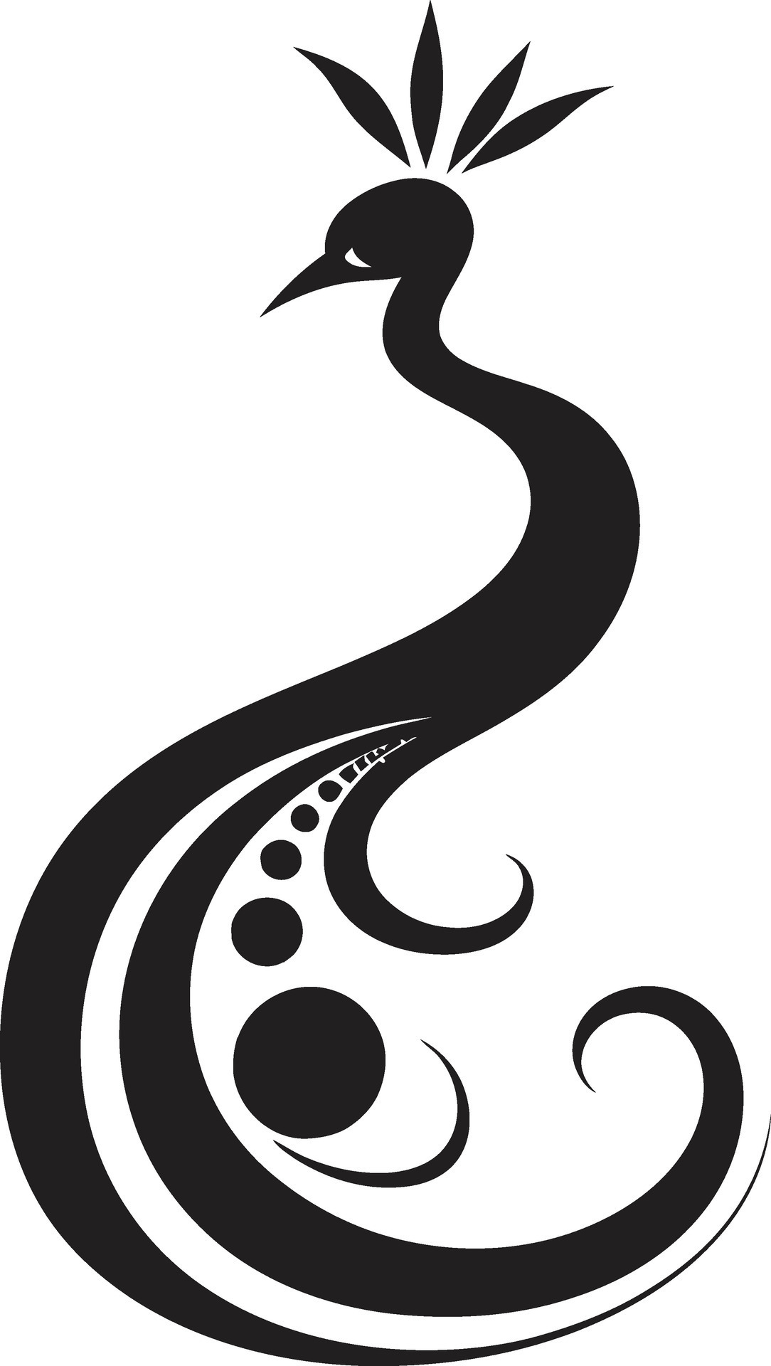 Vibrant Vision Peacock Logo Design Plumage Prowess Peacock Iconic