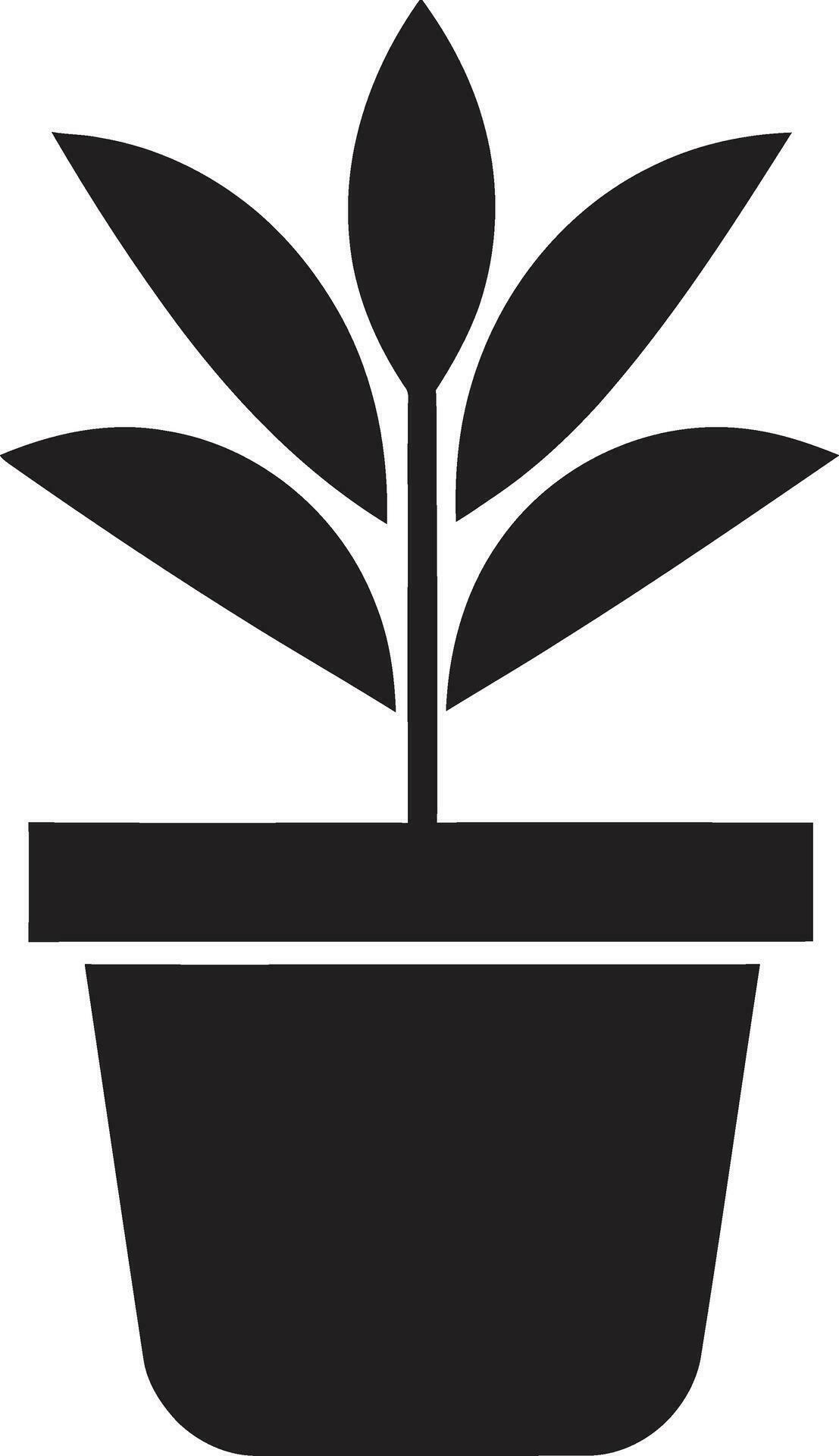 Botanic Brilliance Plant Logo Design Verdant Visions Emblematic Plant