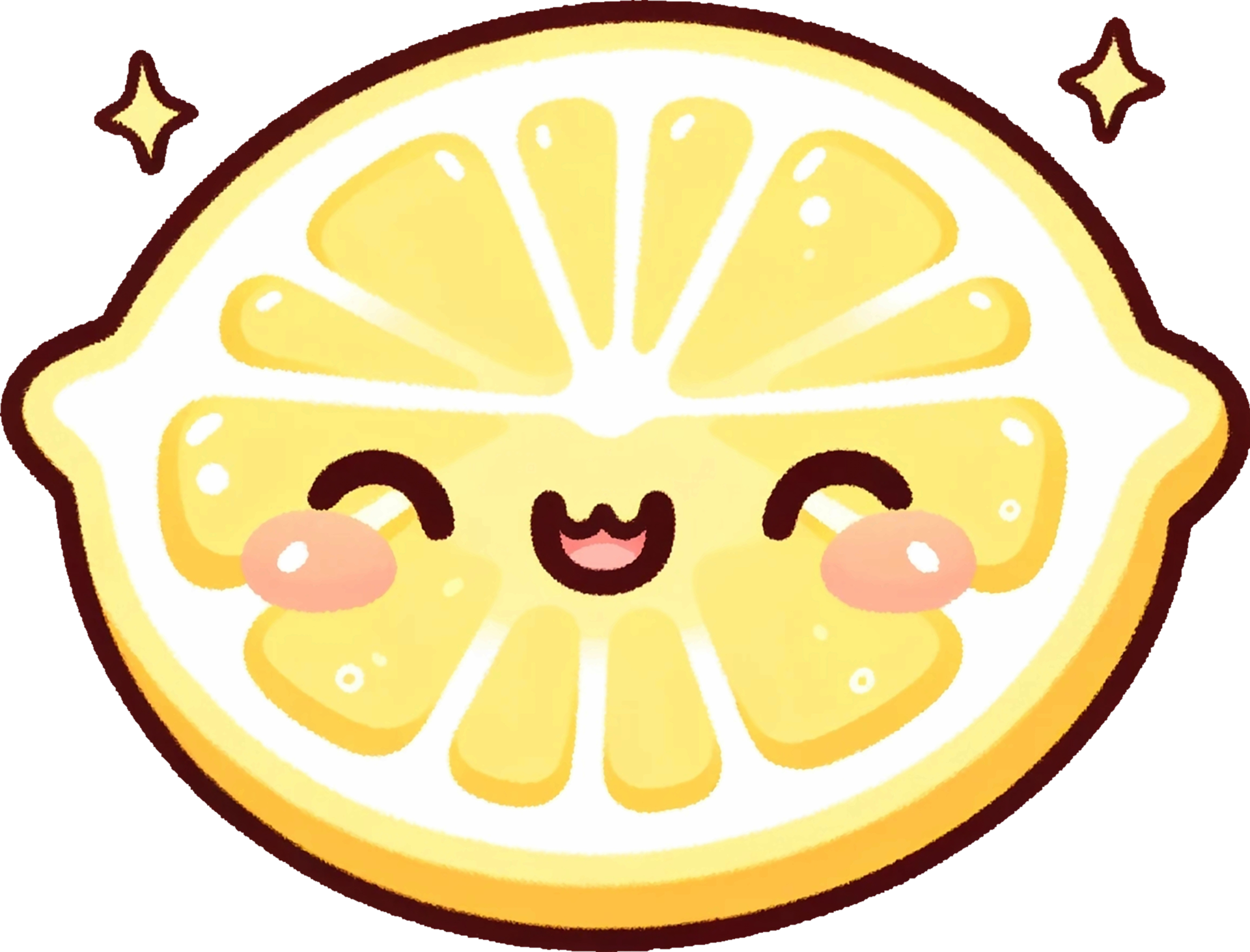 AI generated Kawaii Fruits cartoon clipart illustrations. This ...