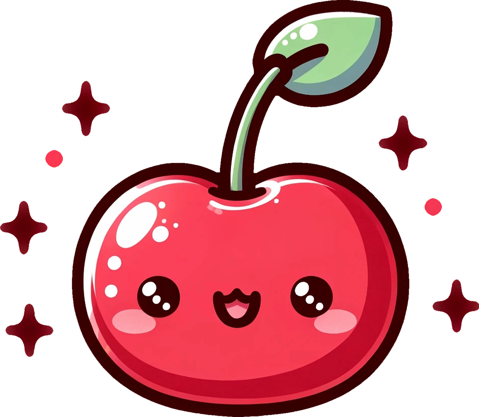AI generated Kawaii Fruits cartoon clipart illustrations. This ...