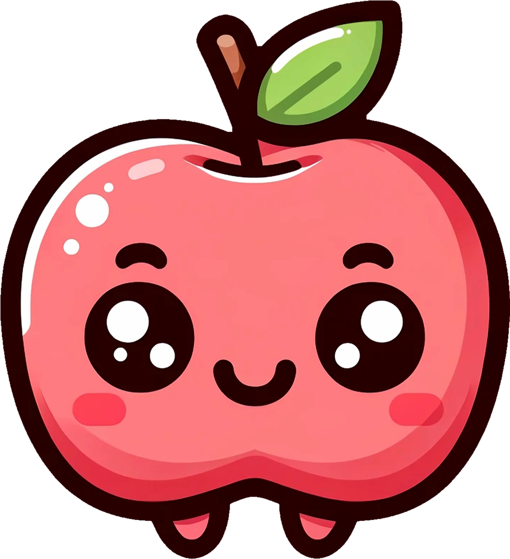 AI generated Kawaii Fruits cartoon clipart illustrations. This ...