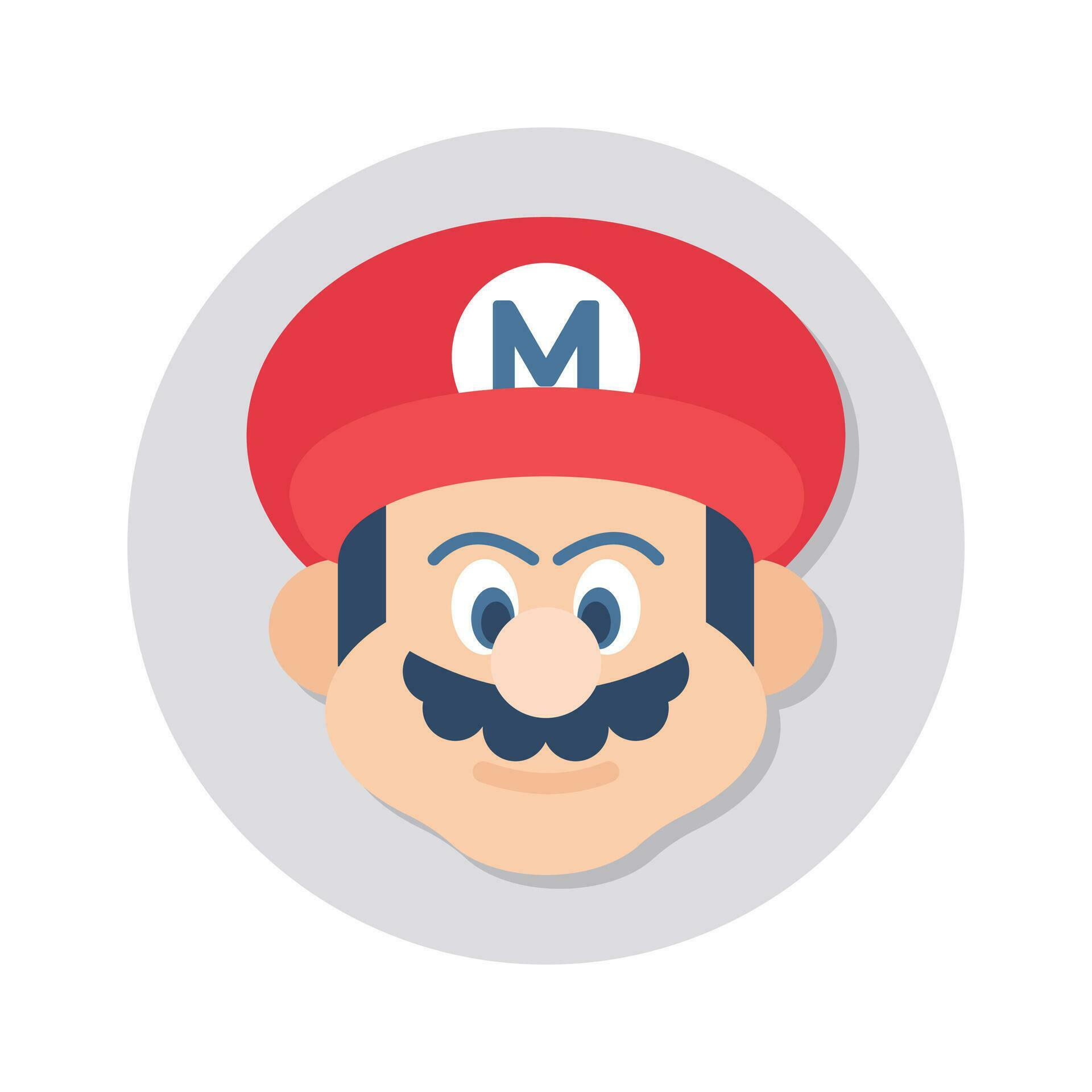 A handy design of super mario avatar vector design, isolated on white background 35913506 Vector ...