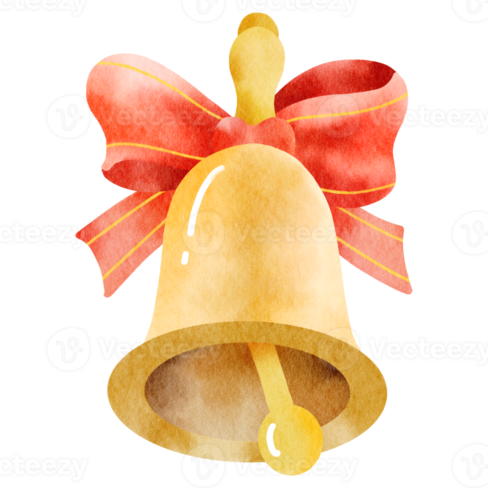 Christmas Bells Watercolor 35914082 PNG