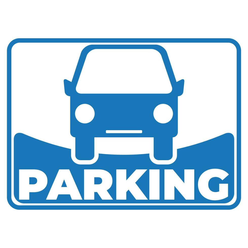 Car parking sign design vector 35914844 Vector Art at Vecteezy
