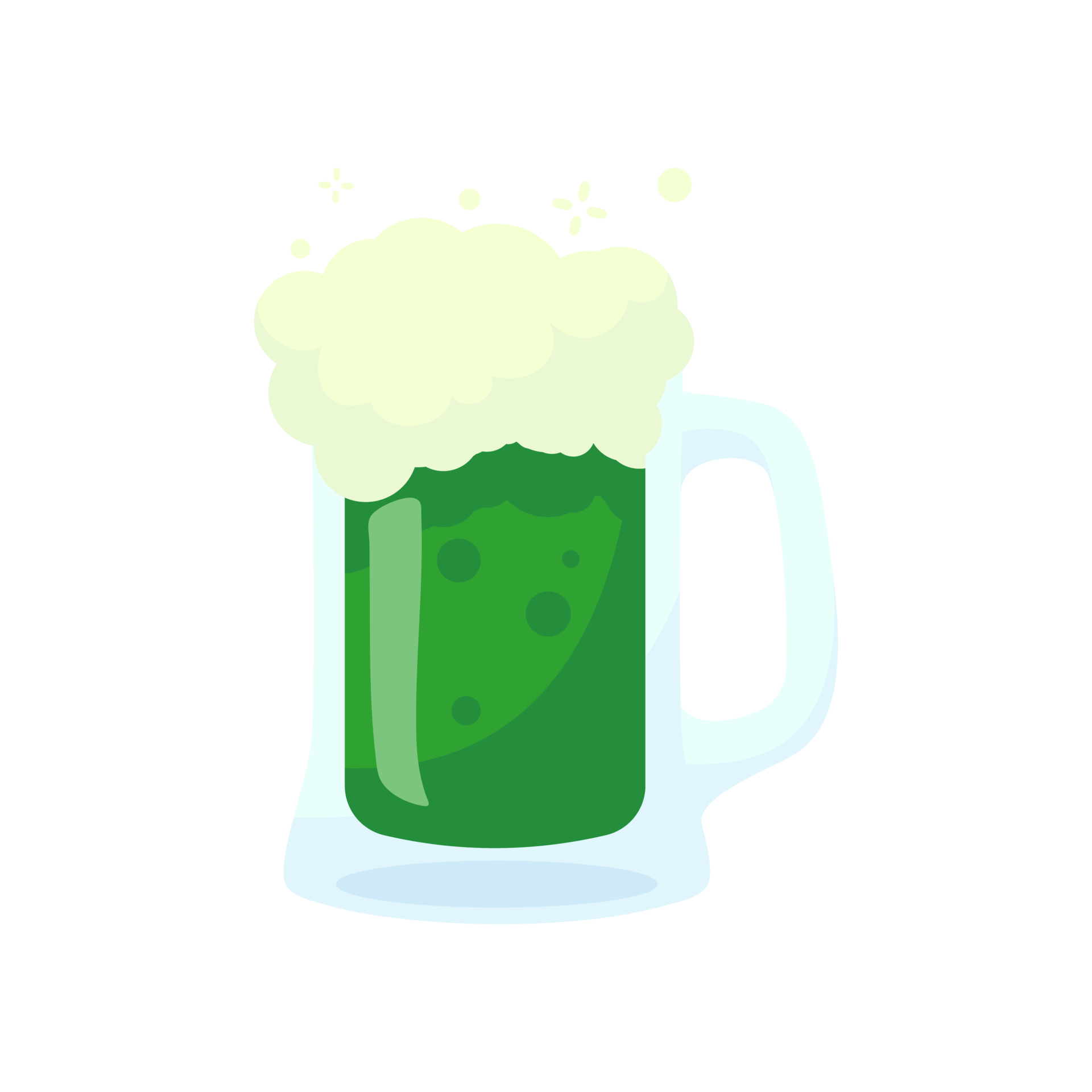 Beer In A Glass With Beer Foam St Patricks Day Celebration Elements 35922769 Png