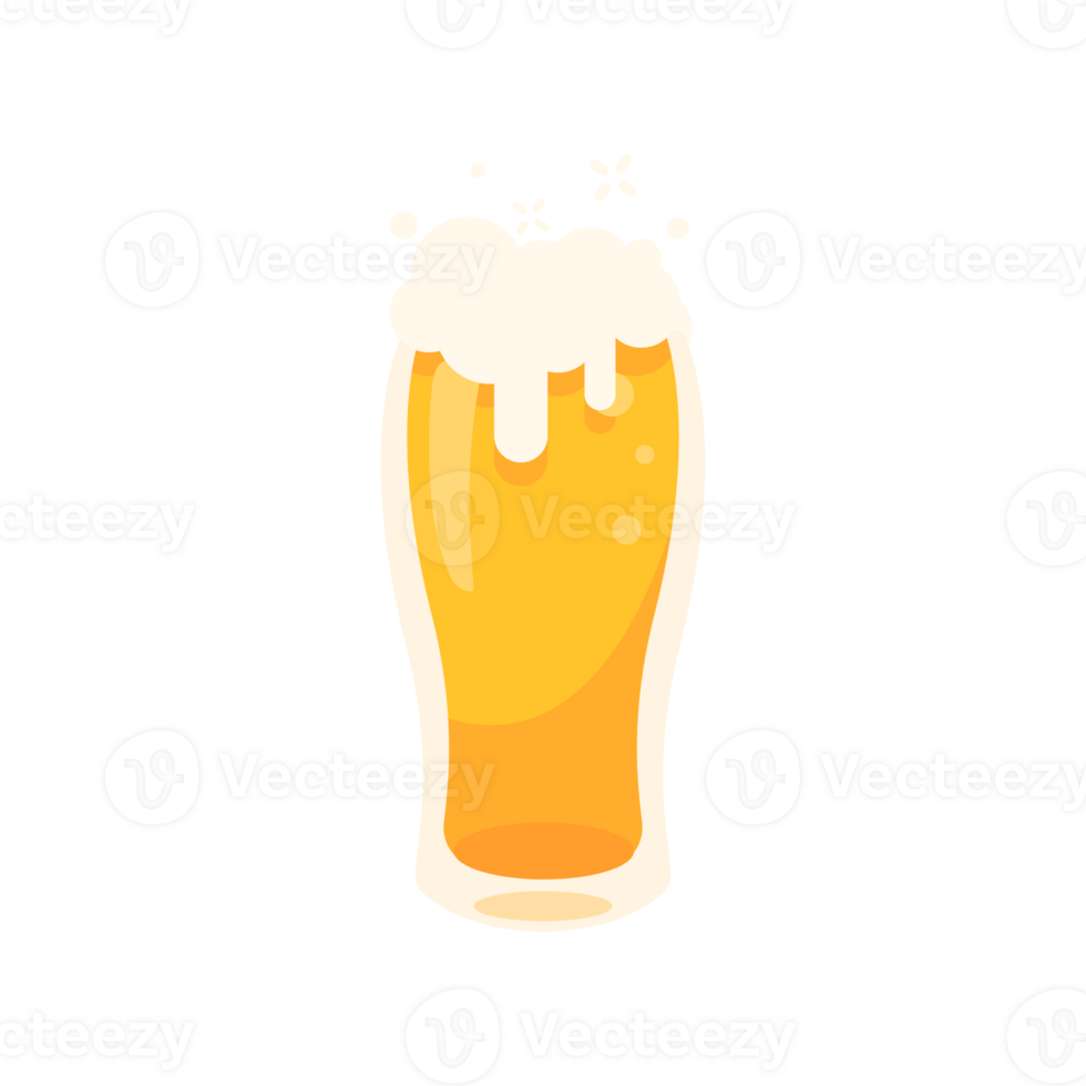 Beer In A Glass With Beer Foam St Patricks Day Celebration Elements 35922781 Png