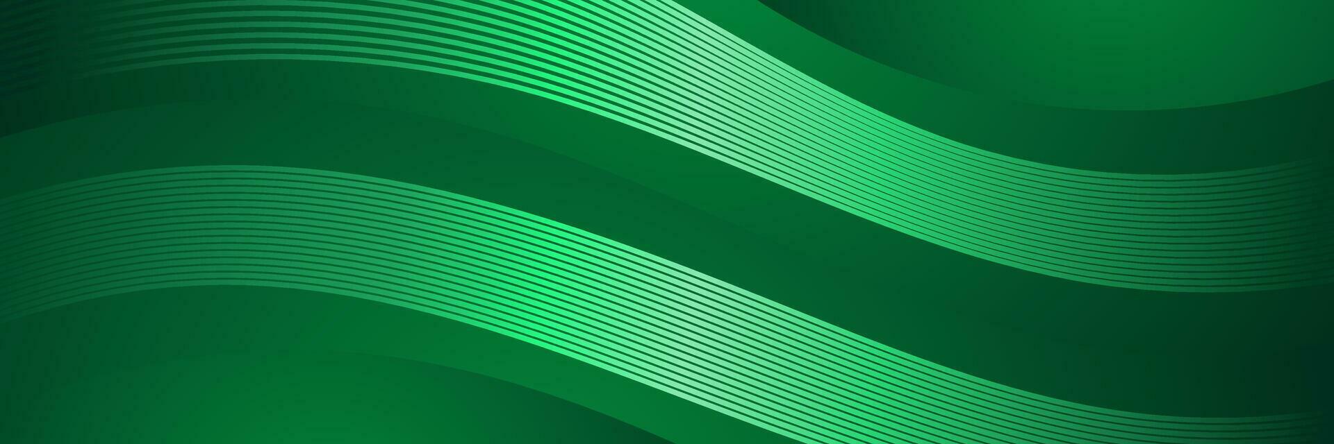 abstract business dark green wave background with glowing lines 35924129 Vector Art at Vecteezy