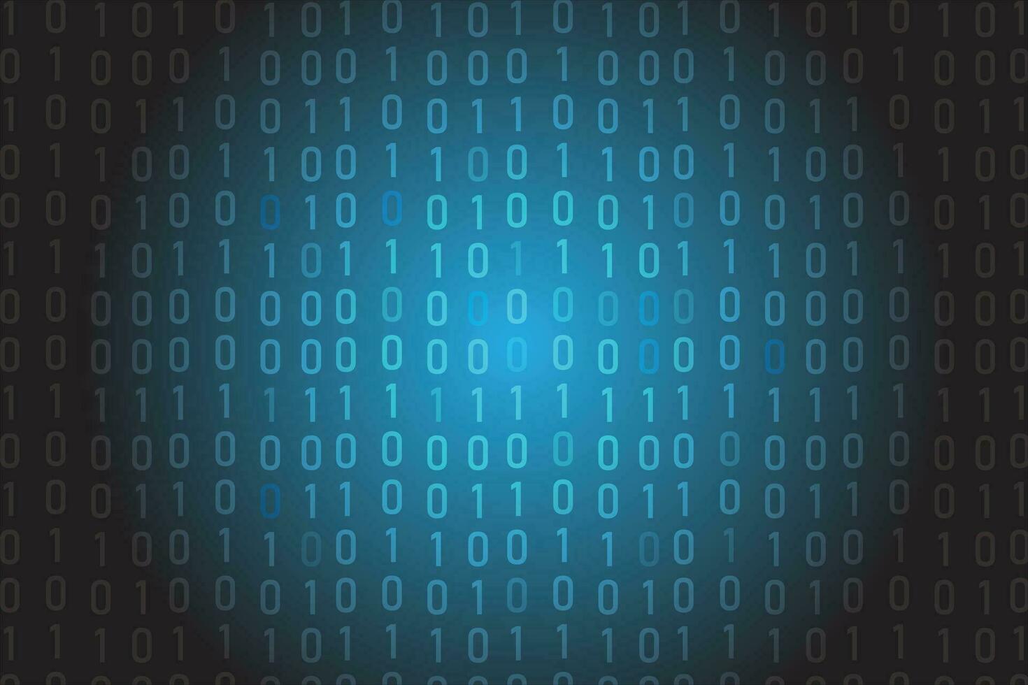 Binary Code Computer Background 0 And 1 Radial Color 35928038 Vector Art At Vecteezy