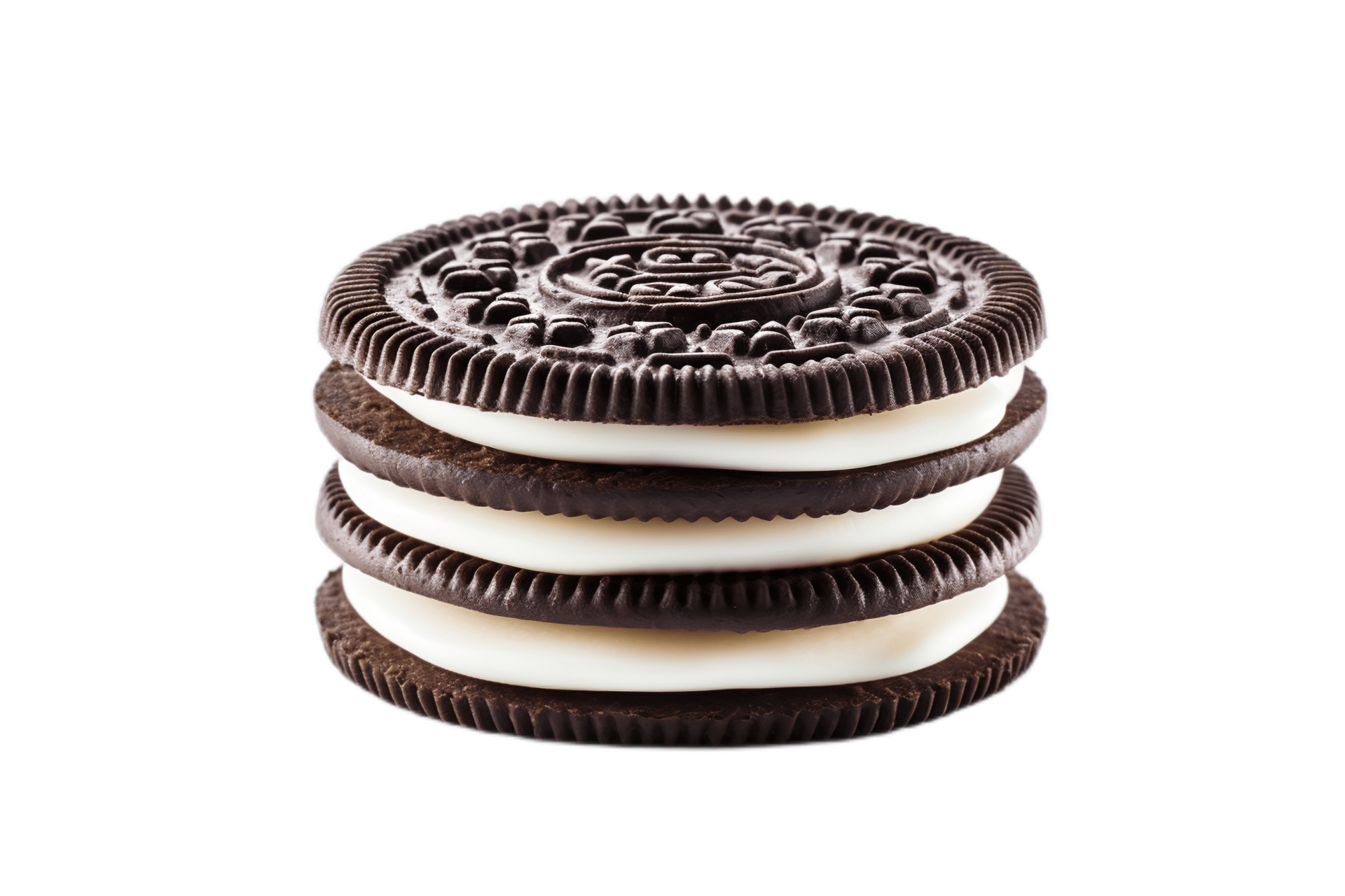 AI generated Oreo Cookie Isolated on a Transparent Background. AI 35929657 PNG