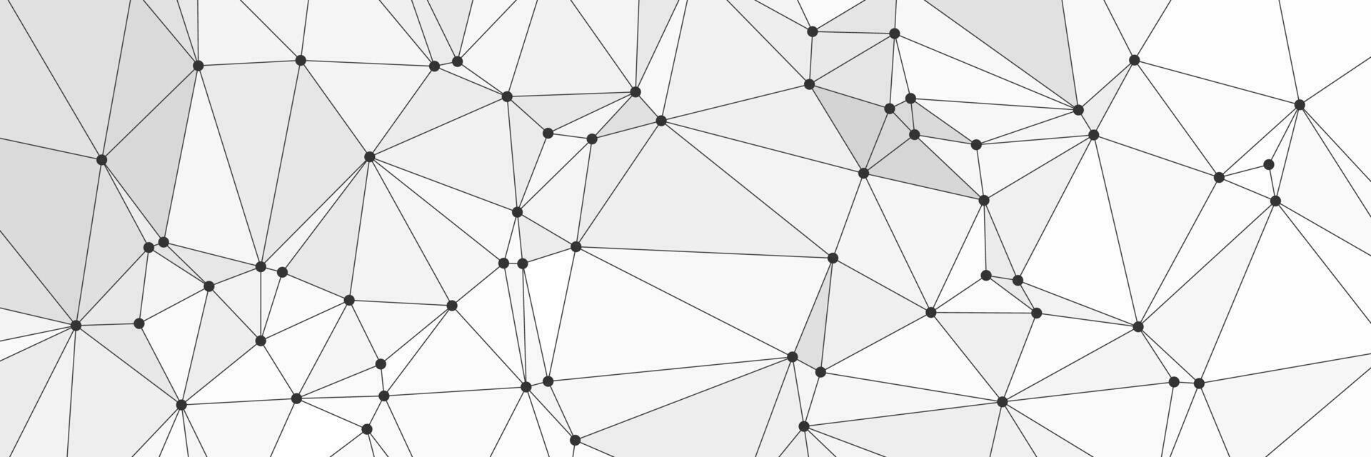 Abstract Geometric Background And Connecting Dots And Lines Global Network Connection Digital