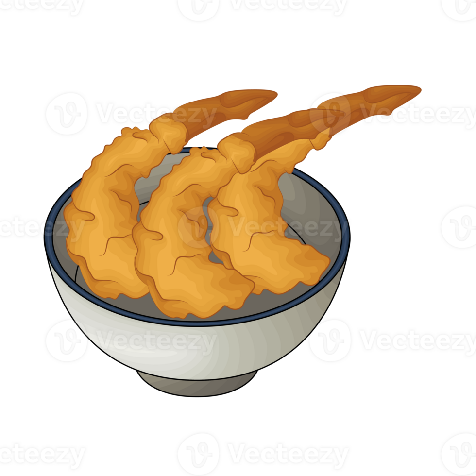 Illustration Of Tempura Shrimp 35932290 Png