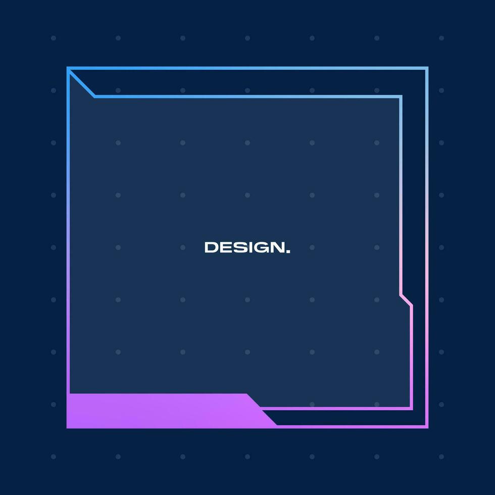 Futuristic Square Gradient Background Pop Up Window Vector Illustration 35935178 Vector Art At