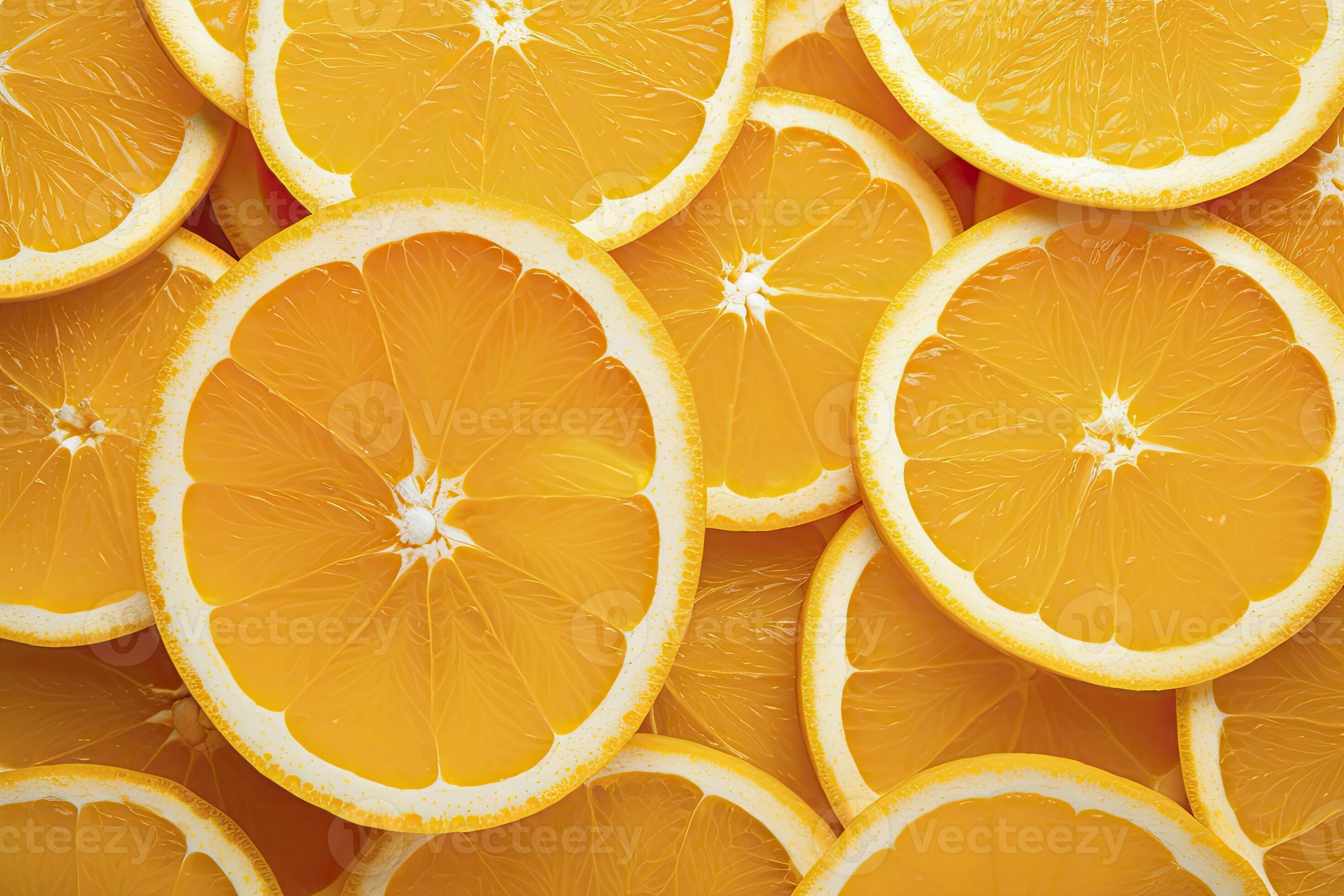 AI generated Orange fruit slices citrus arrangement full frame background. AI Generated 35938469 ...