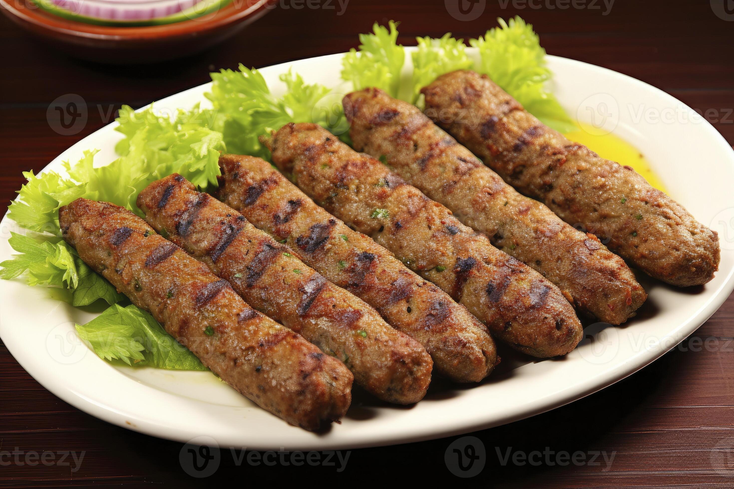 AI generated Tasty seekh kabab. AI Generated. 35940651 Stock Photo at ...