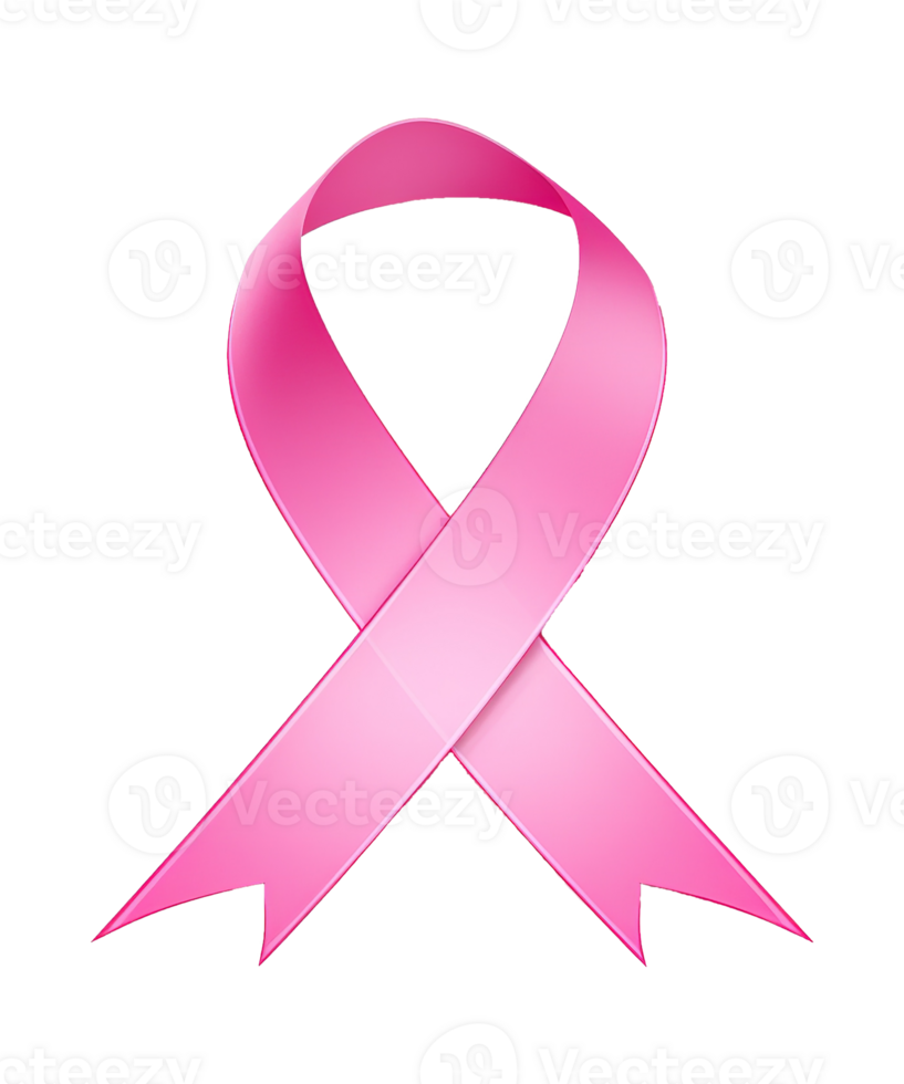 Ai Generated Illustration Of Pink Ribbon Sign Ai Generated 35940695 Png