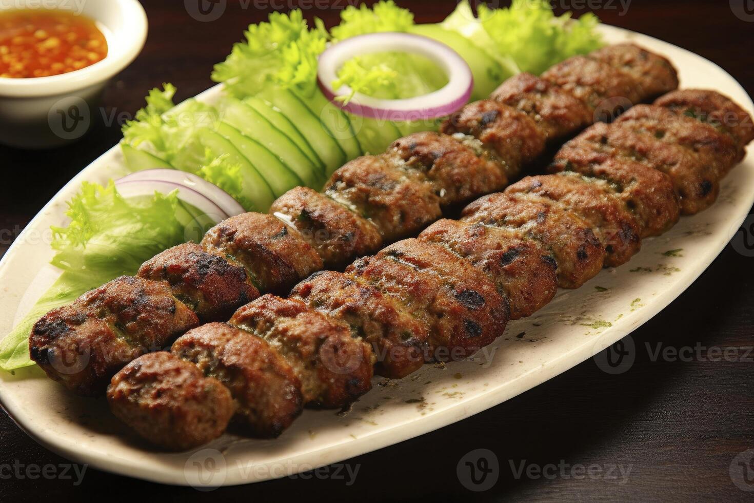 AI generated Tasty seekh kabab. AI Generated. 35941345 Stock Photo at ...