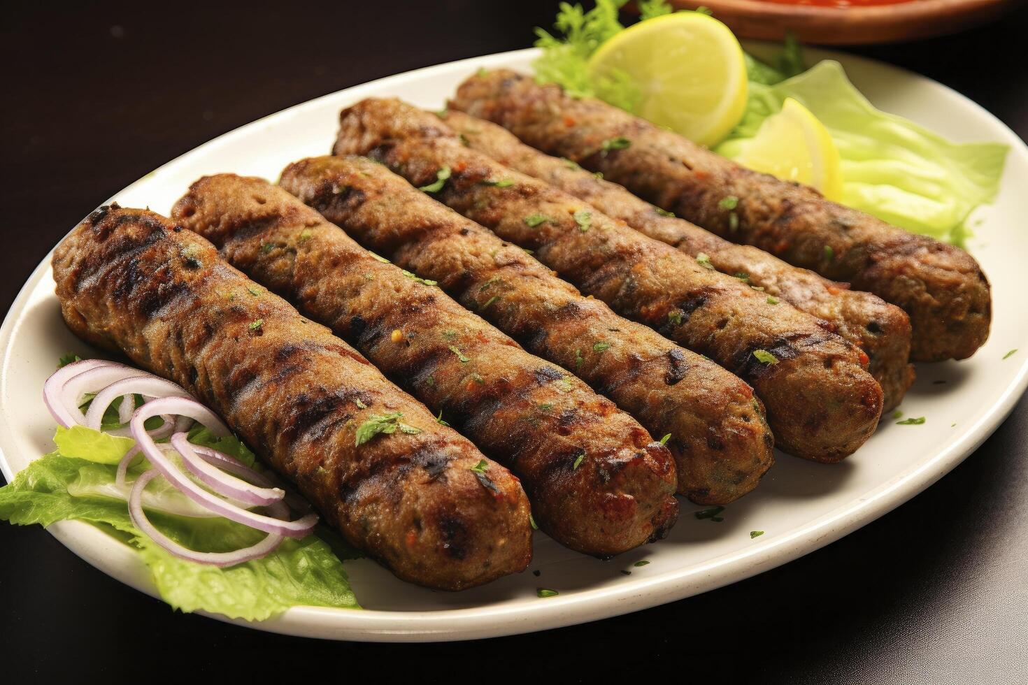AI generated Tasty seekh kabab. AI Generated. 35941787 Stock Photo at ...