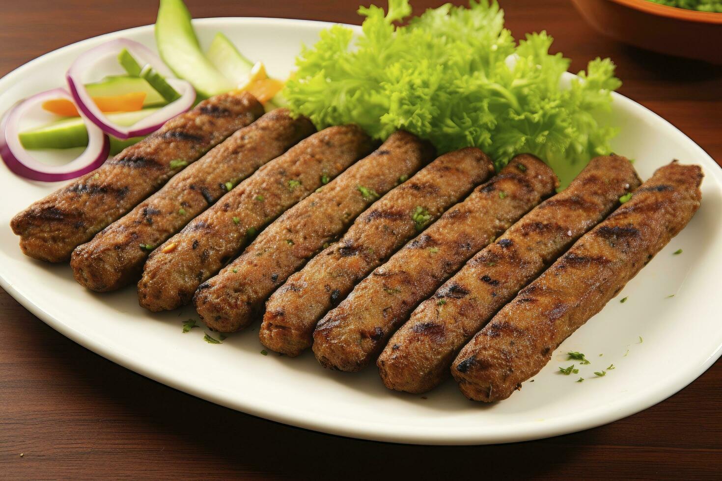 AI generated Tasty seekh kabab. AI Generated. 35941803 Stock Photo at ...