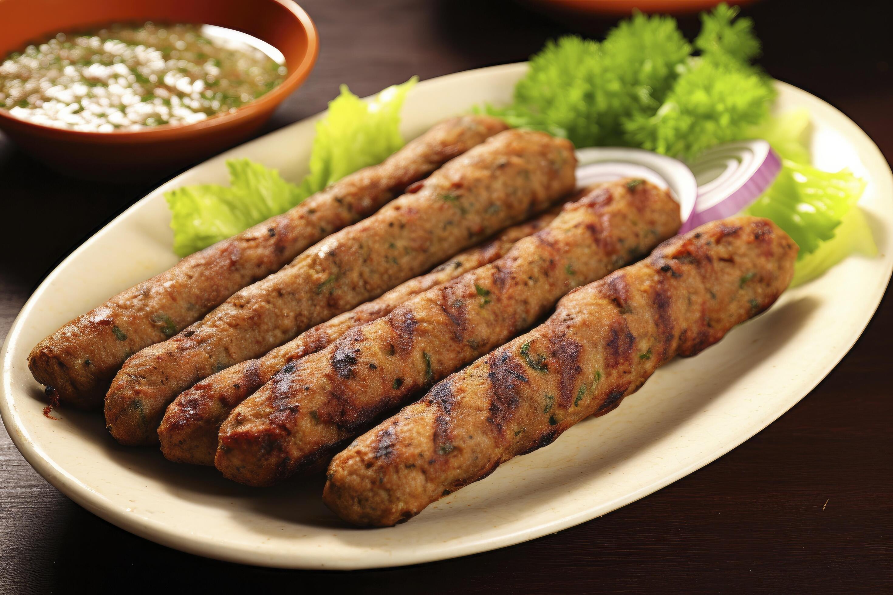 AI generated Tasty seekh kabab. AI Generated. 35941839 Stock Photo at ...