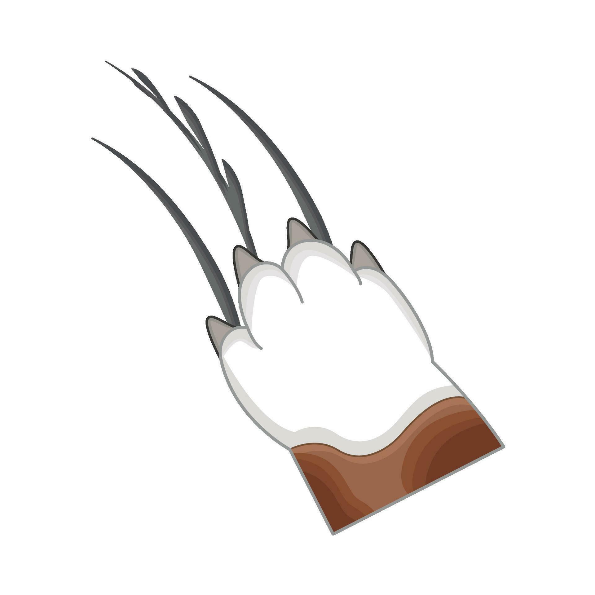 illustration of cat paw scratching 35948257 Vector Art at Vecteezy