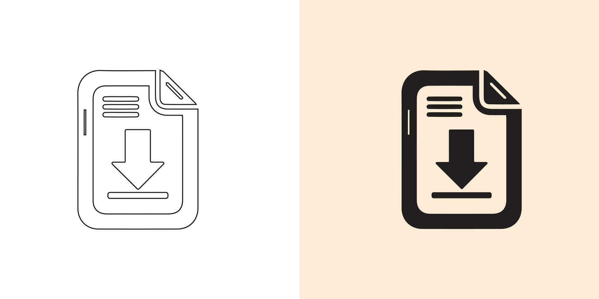 Set of icons for PDF files. Download symbols for PDF files. Text ...