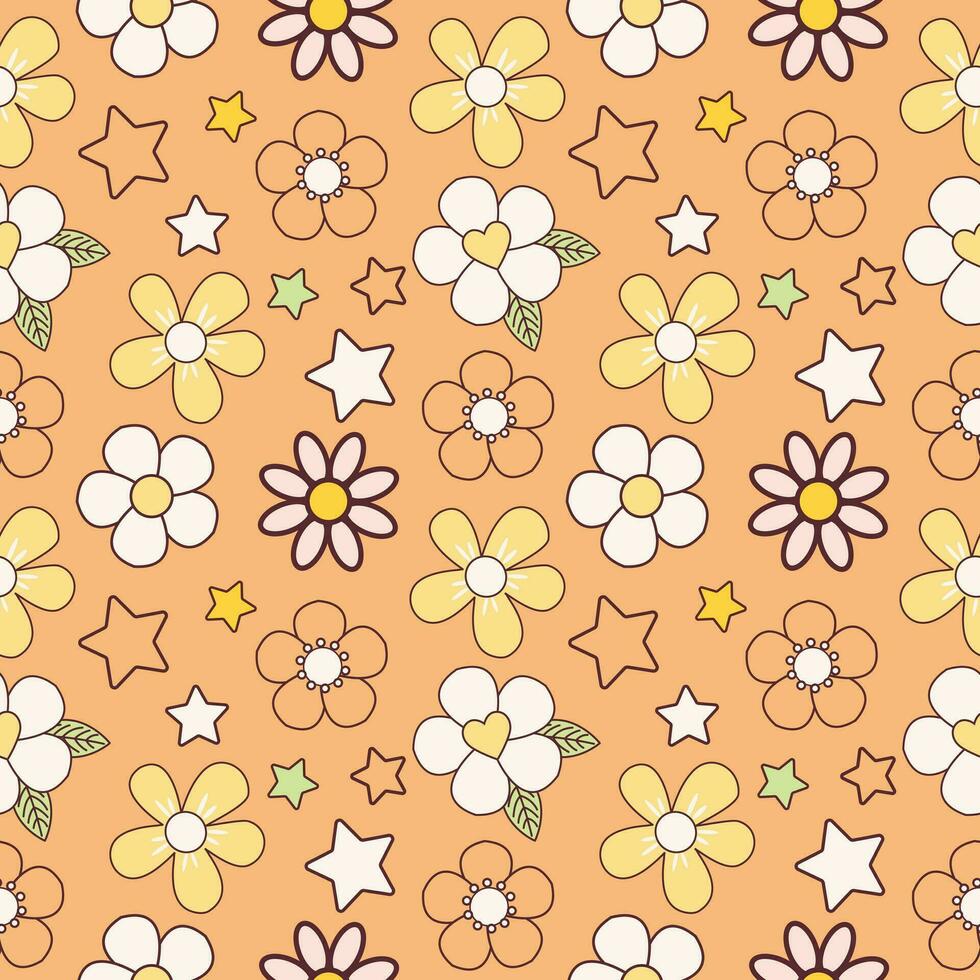 Floral seamless Vector illustration pattern background. Design for use ...