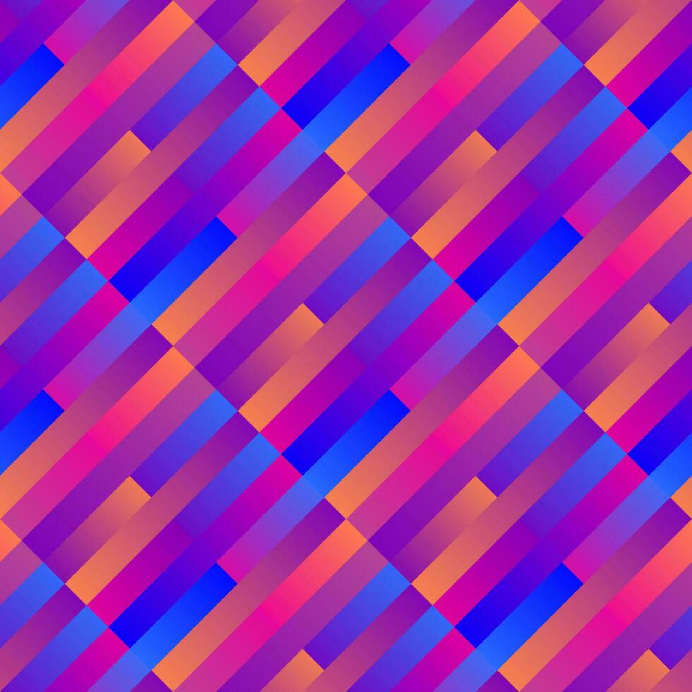 Seamless geometrical gradient stripe pattern background - abstract vector graphic design from ...