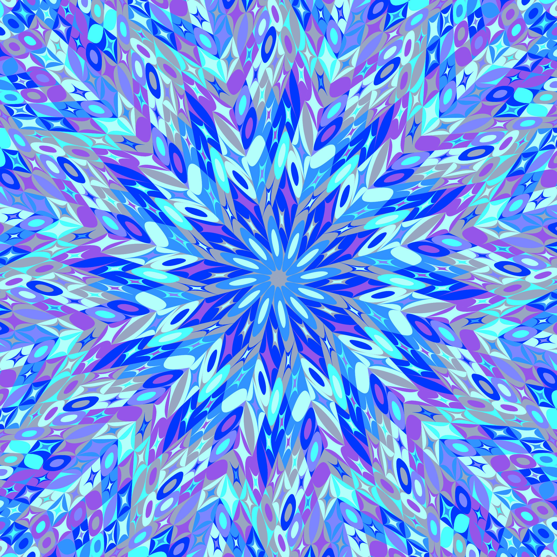 Geometrical Hypnotic Dynamic Round Mosaic Pattern Background 35948679