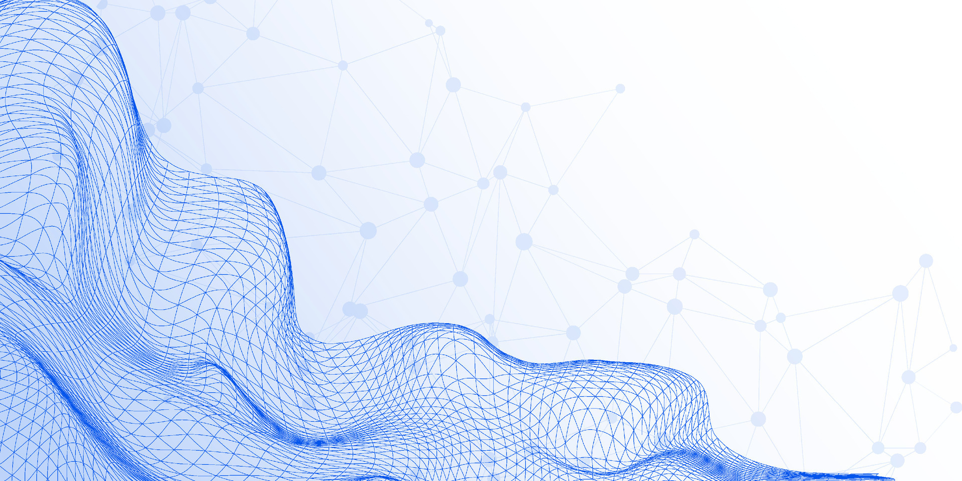 Digital Technology Futuristic Internet Network Connection Blue White Background Cyber Nano