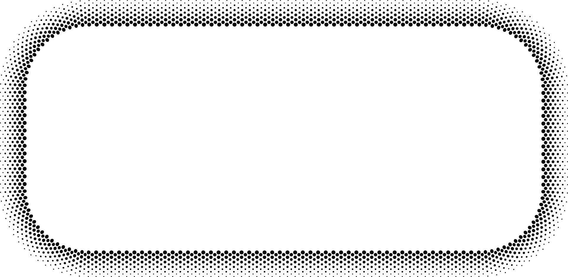 rectangular dots halftone frame 35959773 Vector Art at Vecteezy