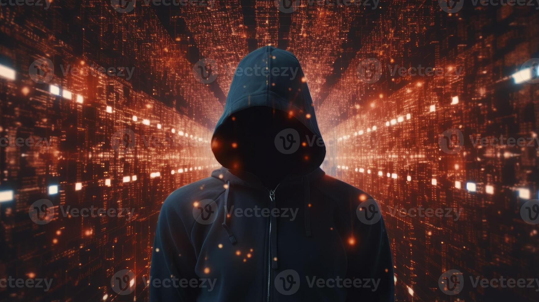 AI generated Unveiling the Anonymous Hacker. Digital Intrigue ...