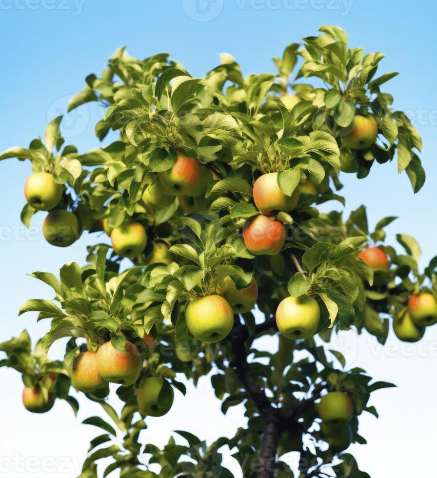 AI generated A beautiful green apple tree. AI Generated 35965461 Stock ...