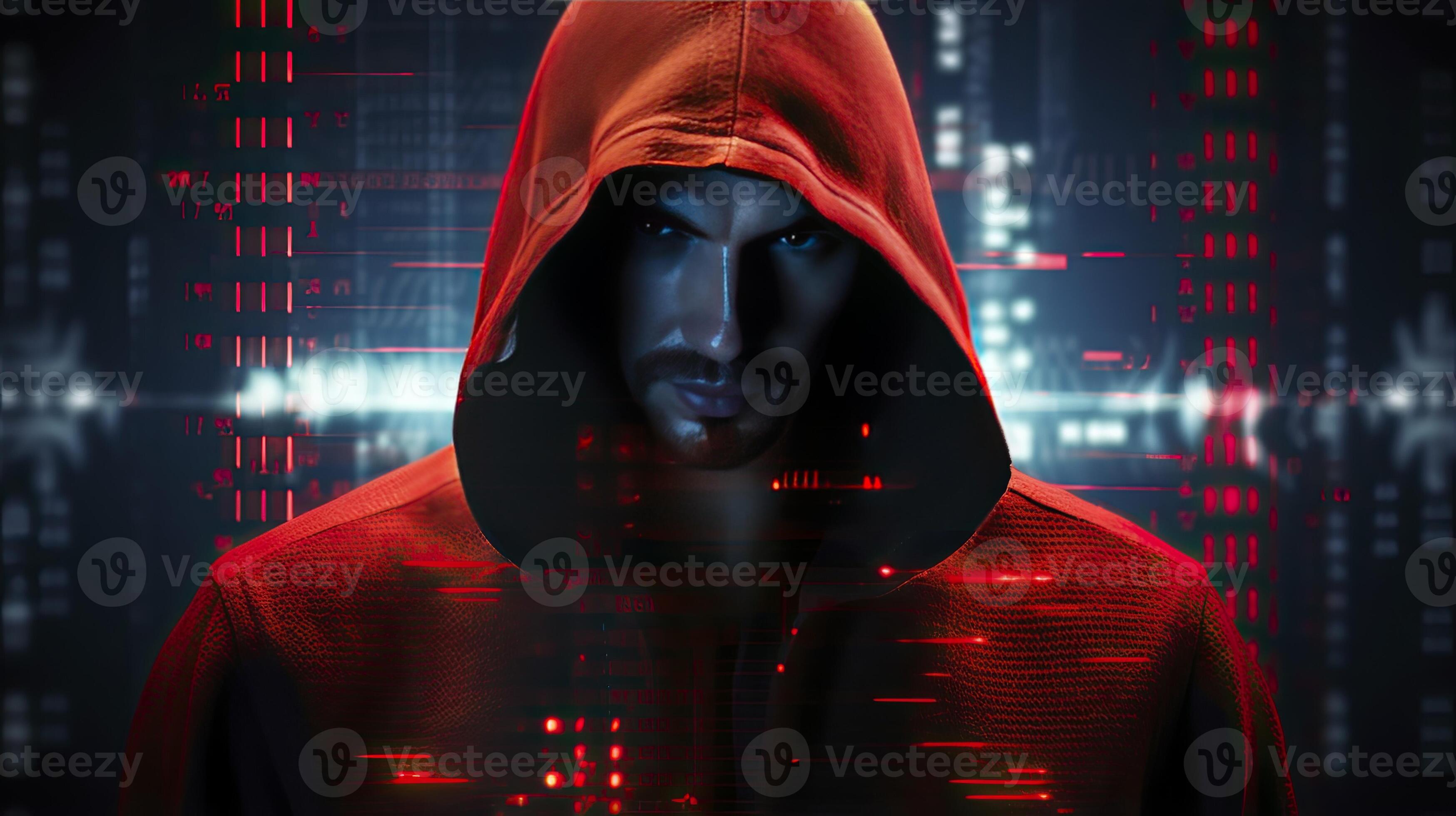 Ai Generated Binary Intrigue Anonymous Robotic Hacker Concept Of