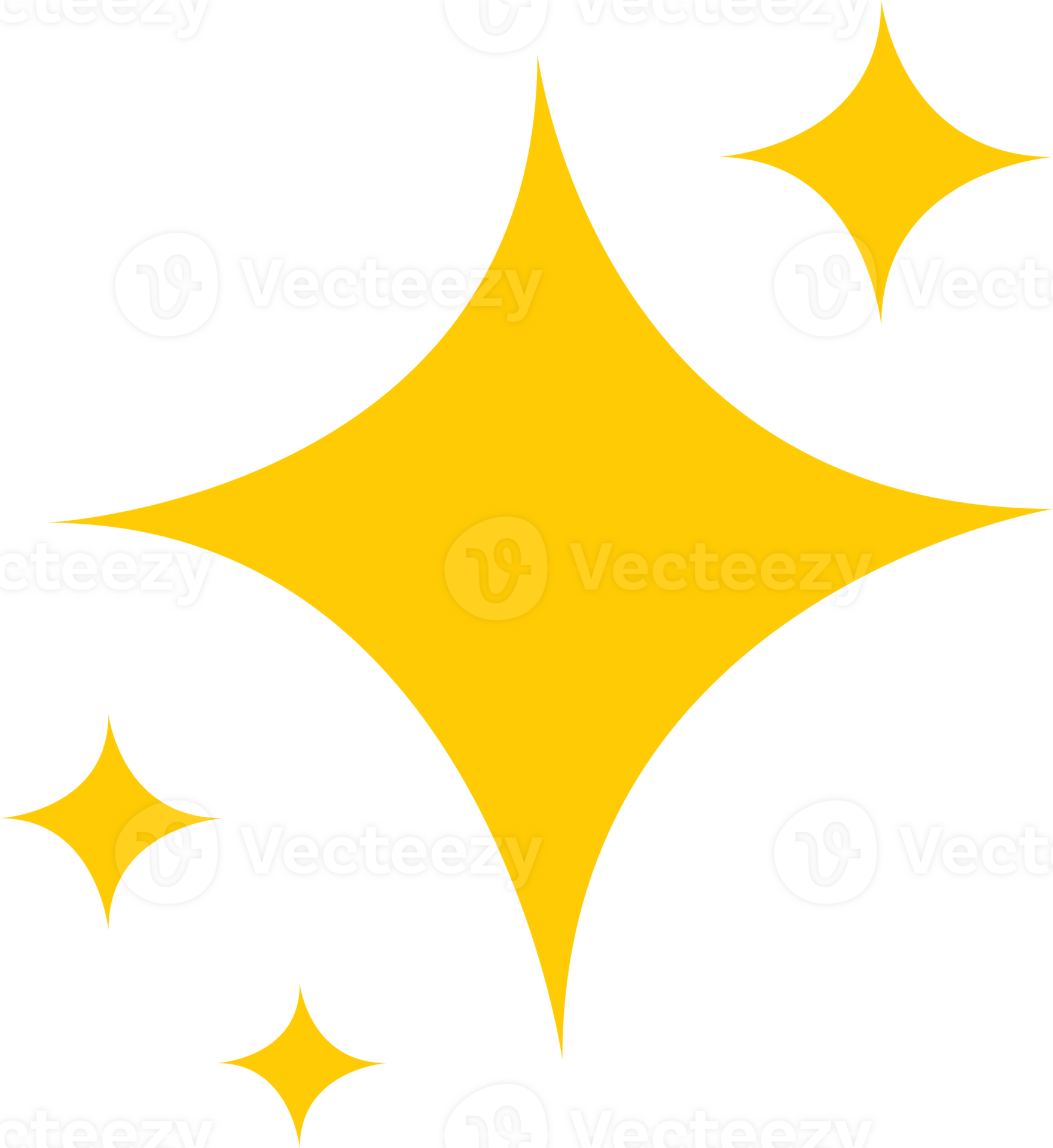 stars yellow glitter sparkling shining flat design for decoration 35975639 PNG