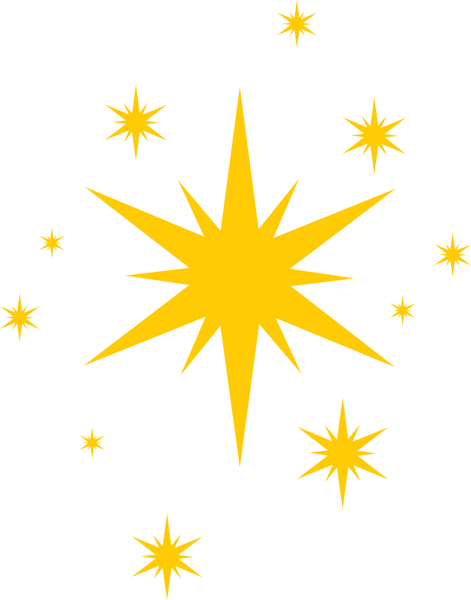 stars yellow glitter sparkling shining flat design for decoration 35975643 PNG