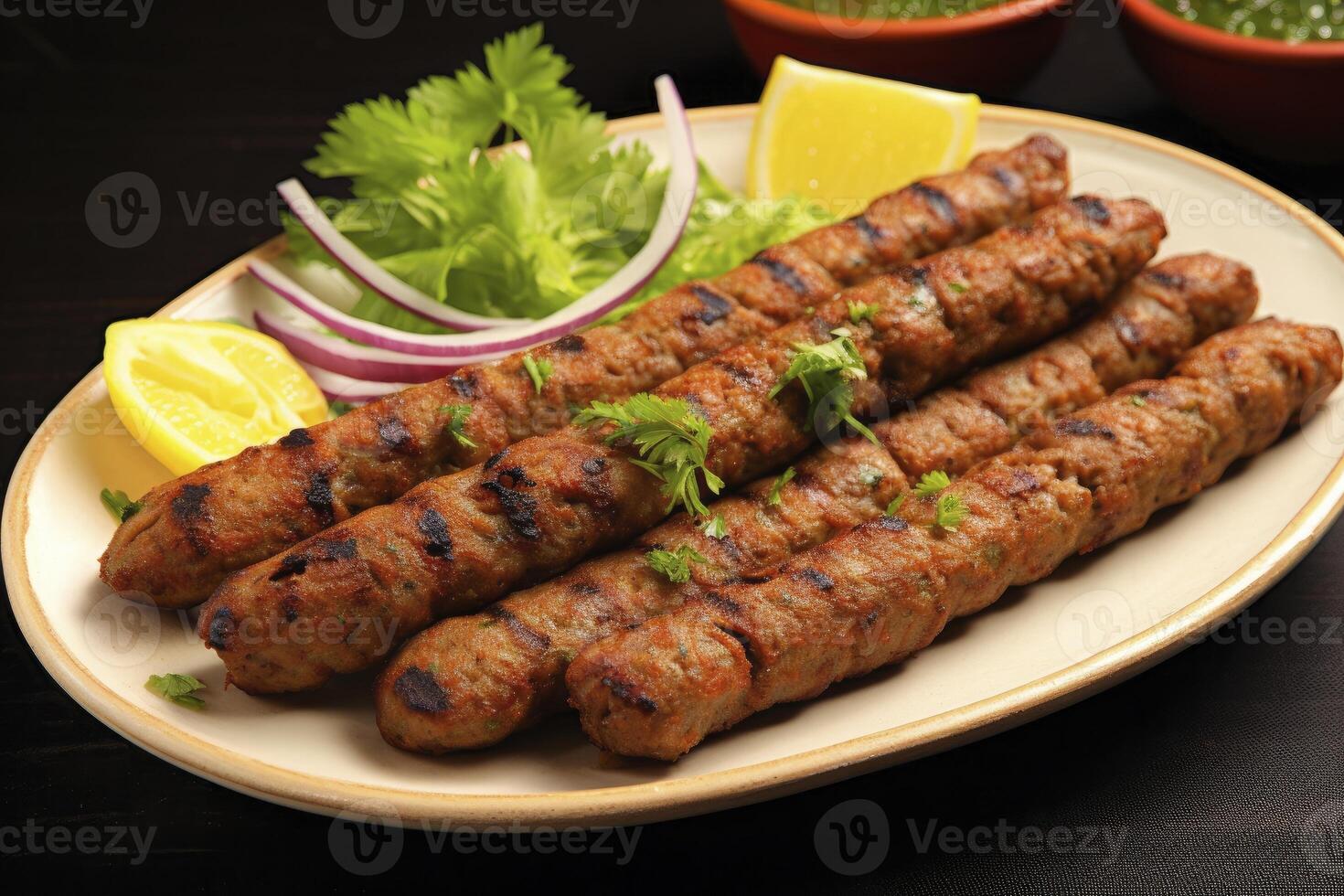AI generated Tasty seekh kabab. AI Generated. 35977314 Stock Photo at ...