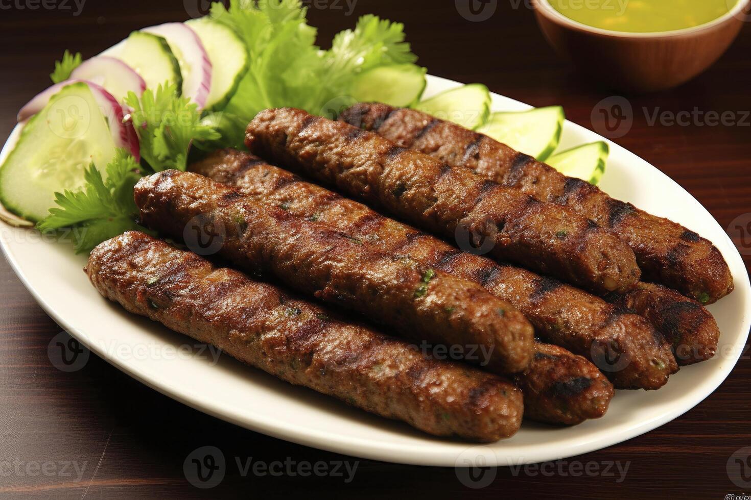 AI generated Tasty seekh kabab. AI Generated. 35977316 Stock Photo at ...