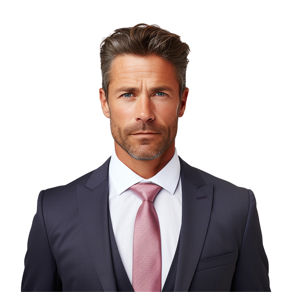 AI generated Young Businessman isolated on transparent background ...