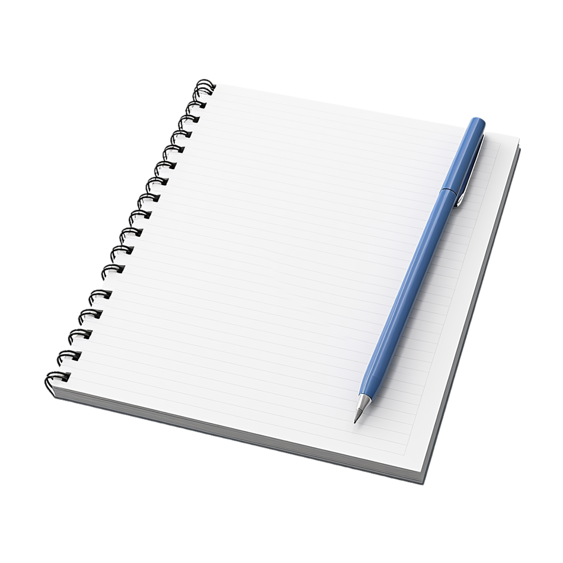 AI generated Pencil and Notebook on transparent background PNG image ...