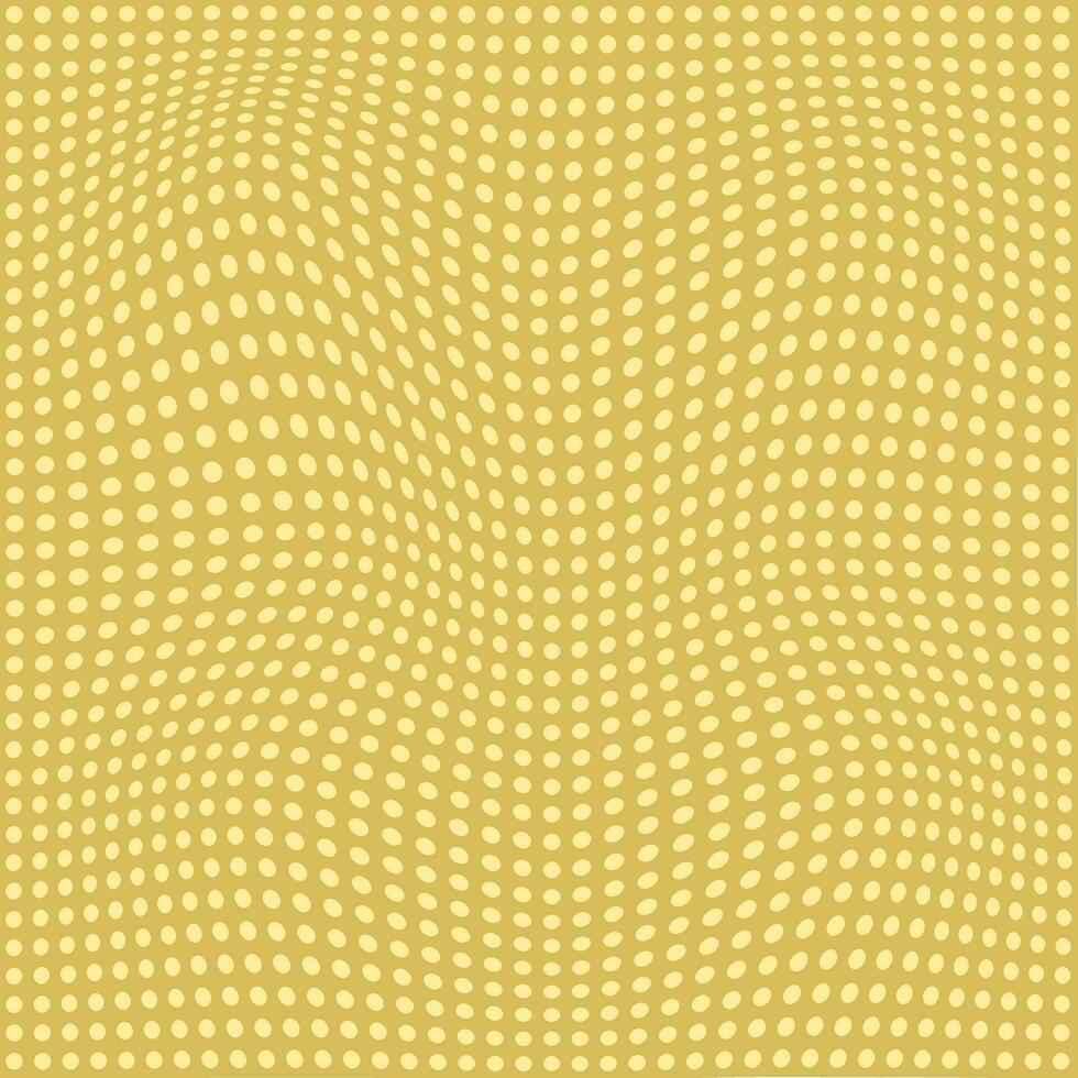 modern simple abstract seamlees lite banana color small polka dot circle wavy distort pattern ...
