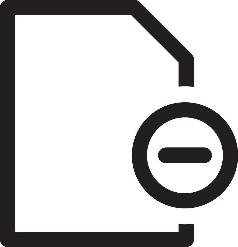 Delete document icon vector isolated on white background . Not accepted document icon 35991161 ...