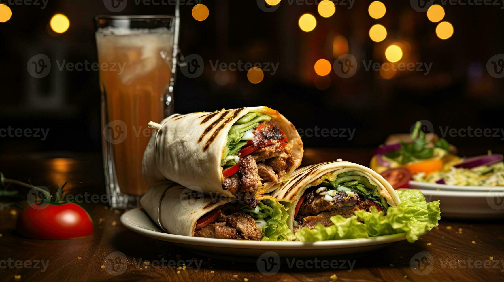 AI generated Delicious chicken kebab AI Generative 35995384 Stock Photo ...