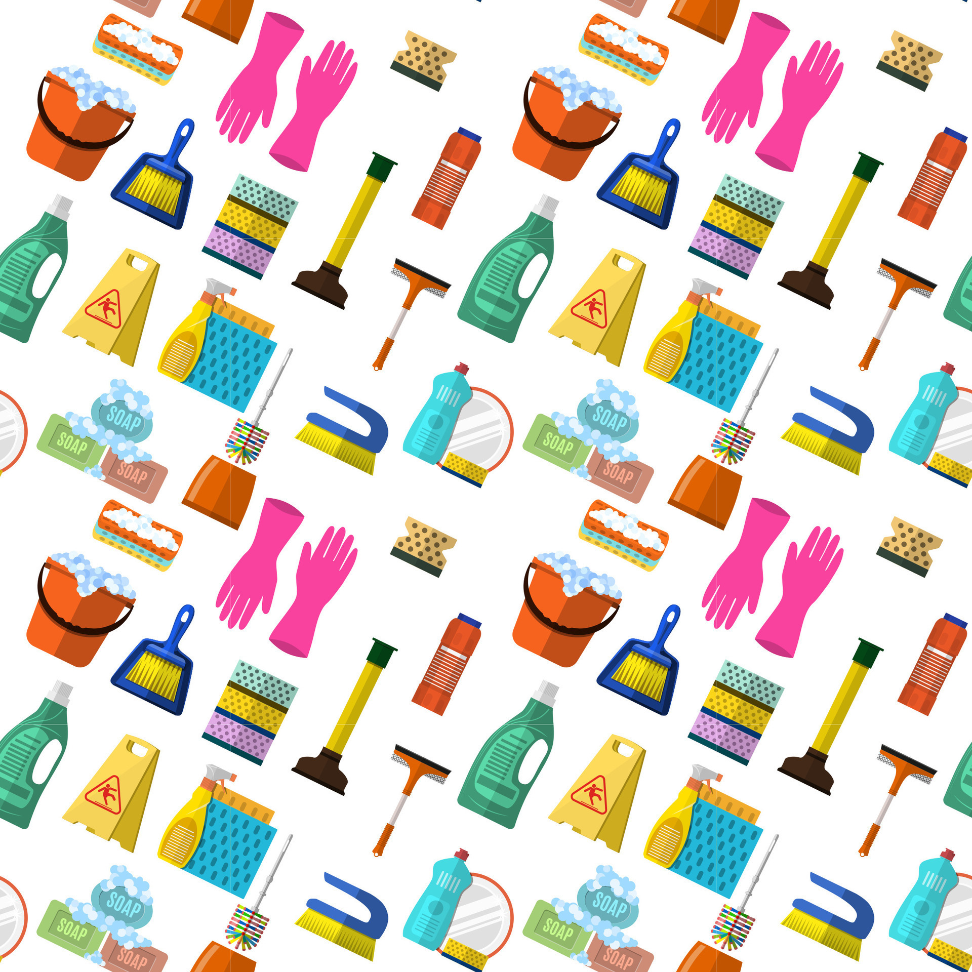Cleaning seamless pattern 35996385 Vector Art at Vecteezy Cleaning seamless pattern 35996385 Vector Art at Vecteezy