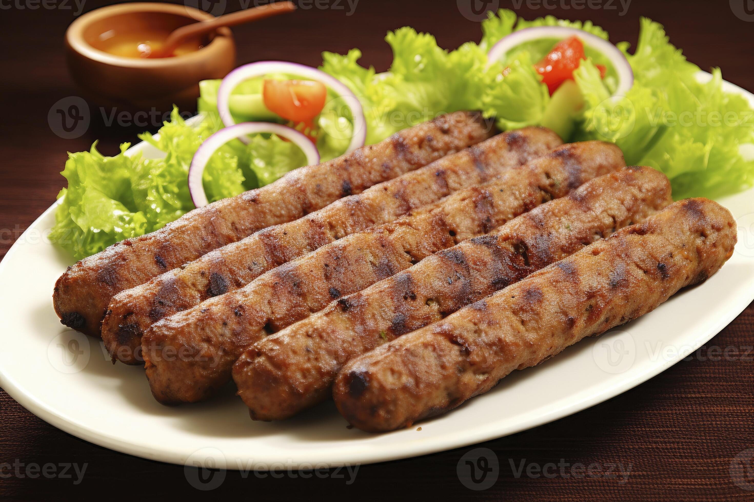 AI generated Tasty seekh kabab. AI Generated. 35997111 Stock Photo at ...