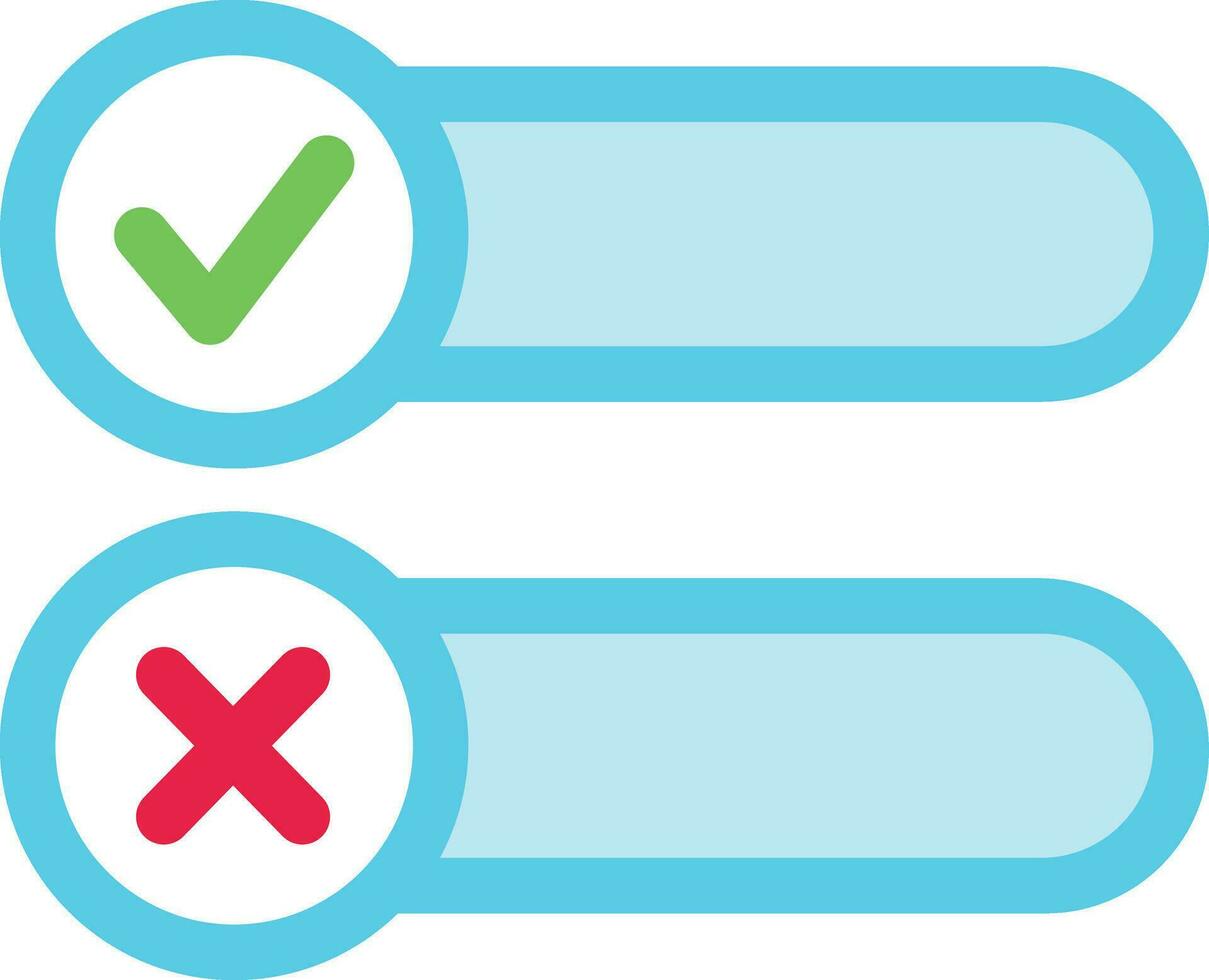 Right Or Wrong Vector Illustration 35997633 Vector Art At Vecteezy
