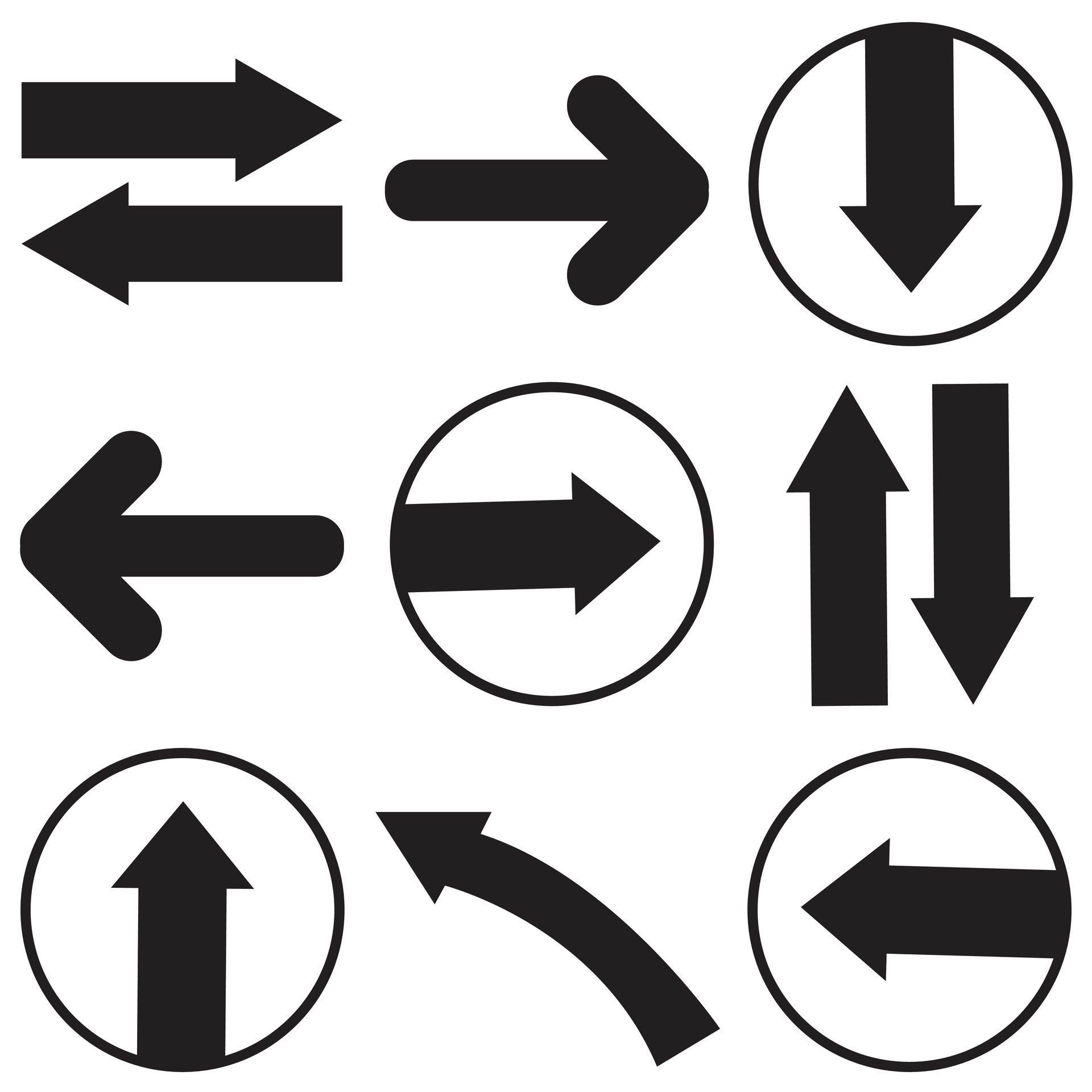 Arrows set. Arrow icon collection. Set different arrows or web design ... Arrows set. Arrow icon collection. Set different arrows or web design ...