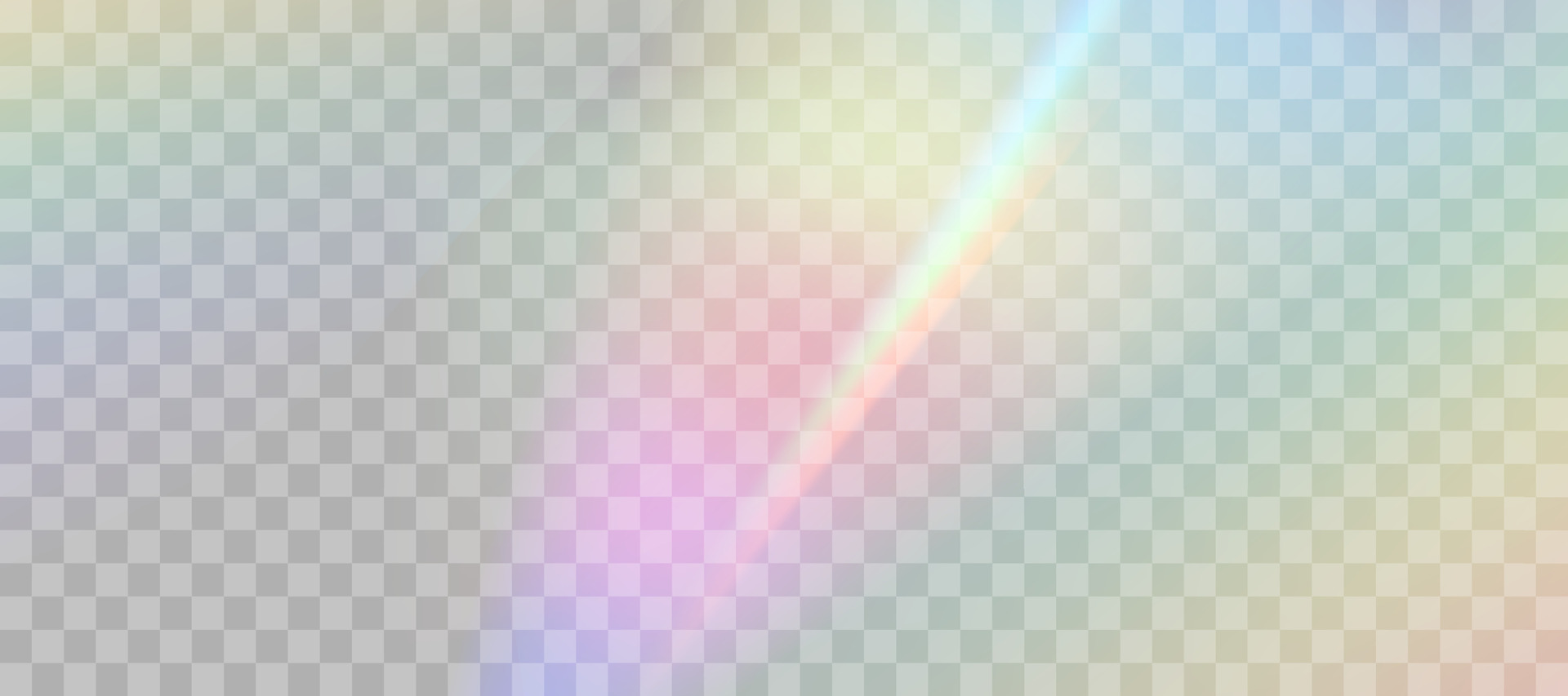 Blurred rainbow refraction overlay effect. Light lens prism effect ...