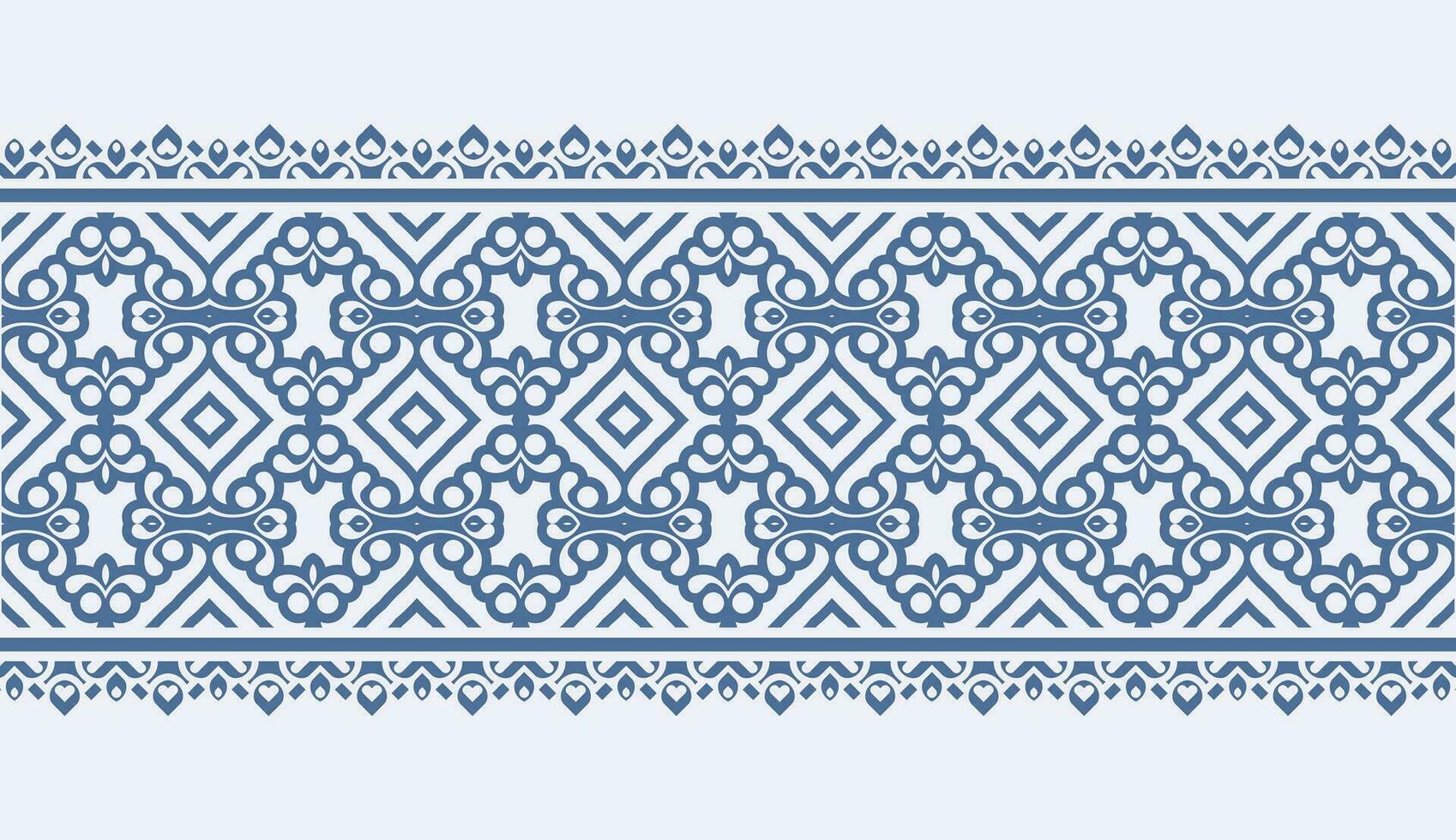 Ornament Style Ethnic Seamless Borders Set 36003327 Vector Art At Vecteezy