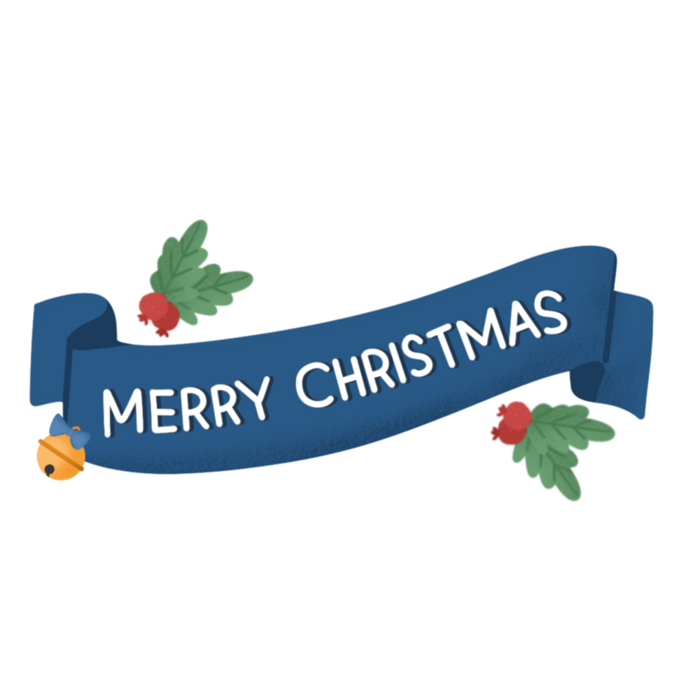 Merry Christmas Typography 36004652 Png