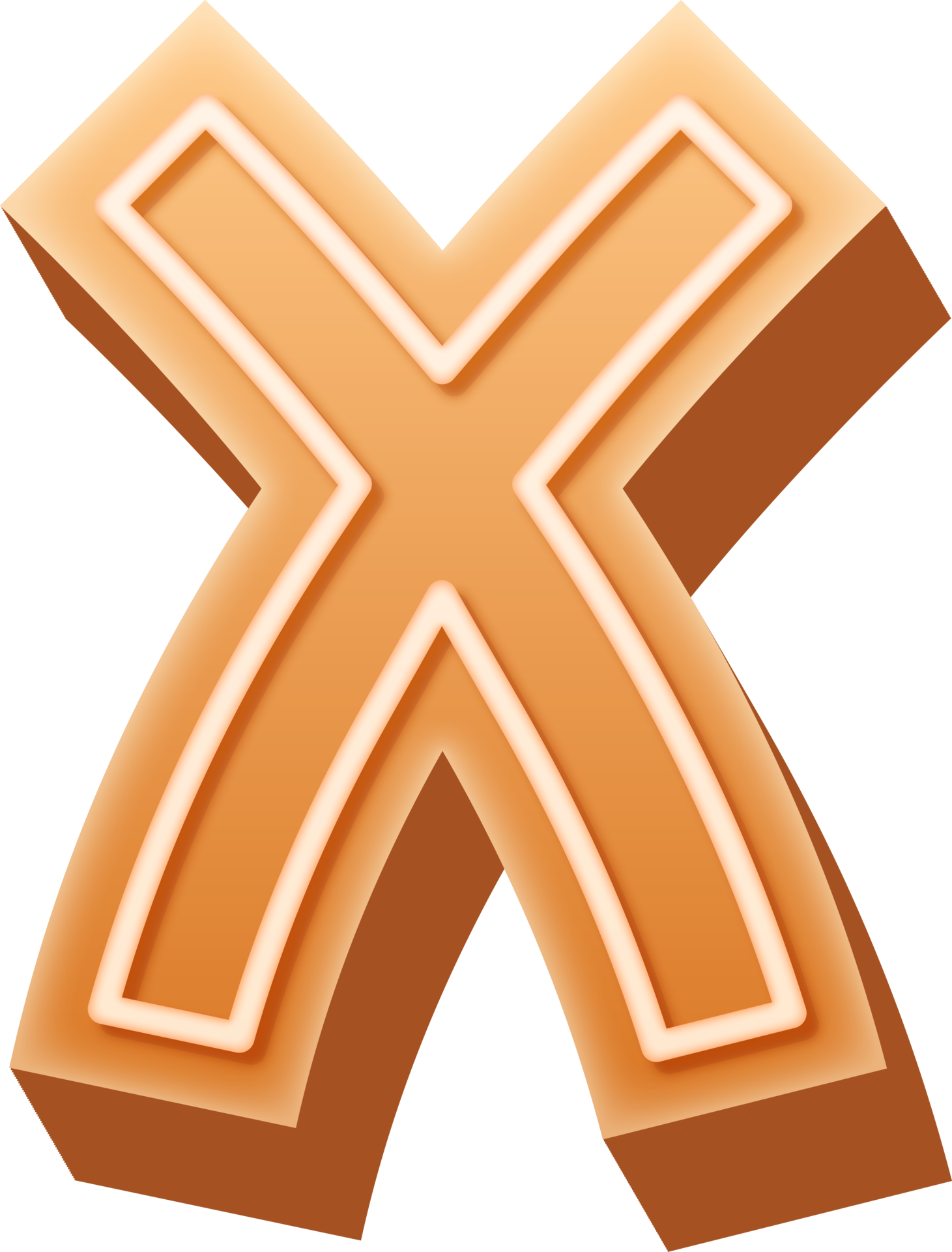 Gingerbread Alphabet Letter X 36005044 PNG gingerbread-alphabet-letter-x-36005044-png